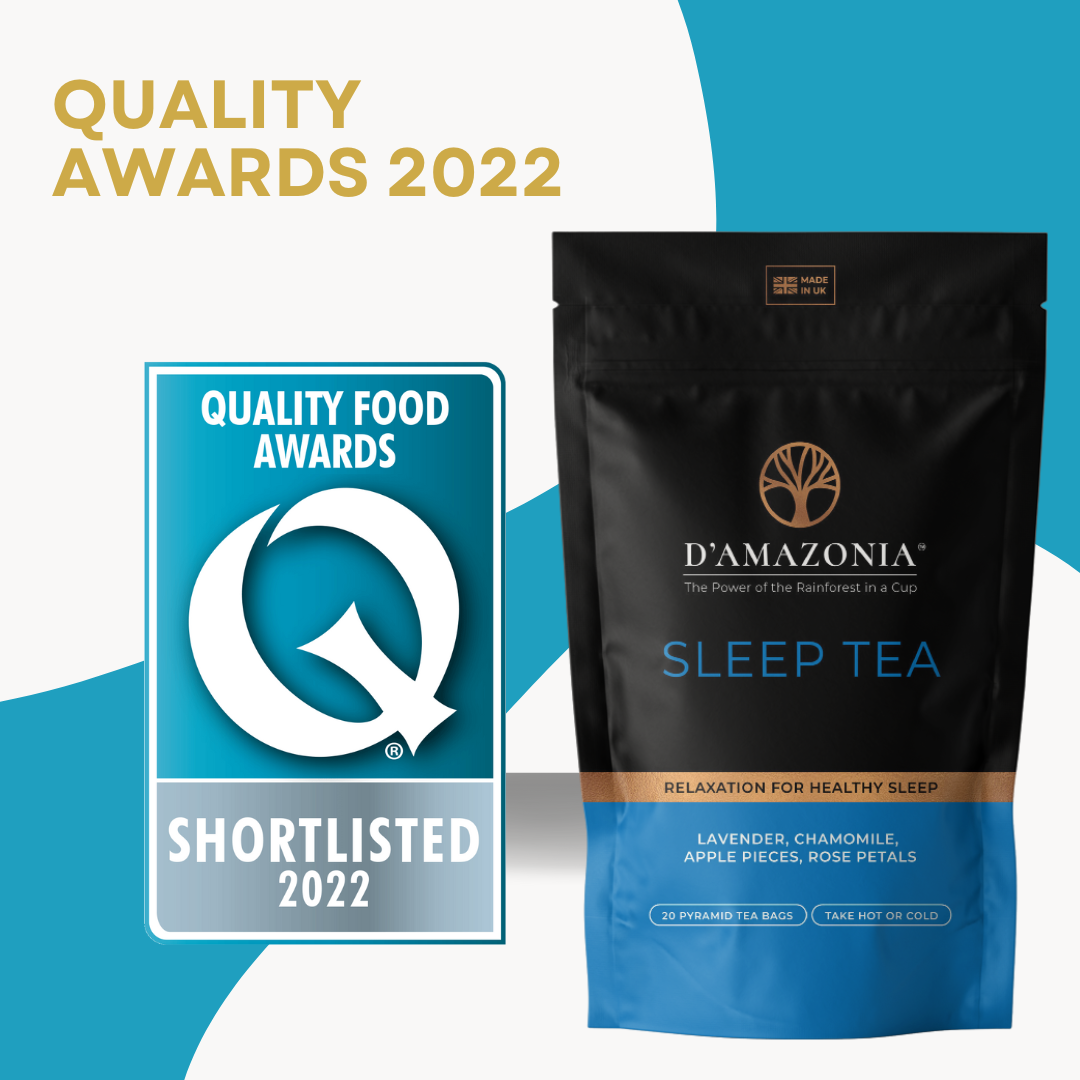 D'Amazonia Sleep Tea is a finalist to win Quality Food Awards 2022